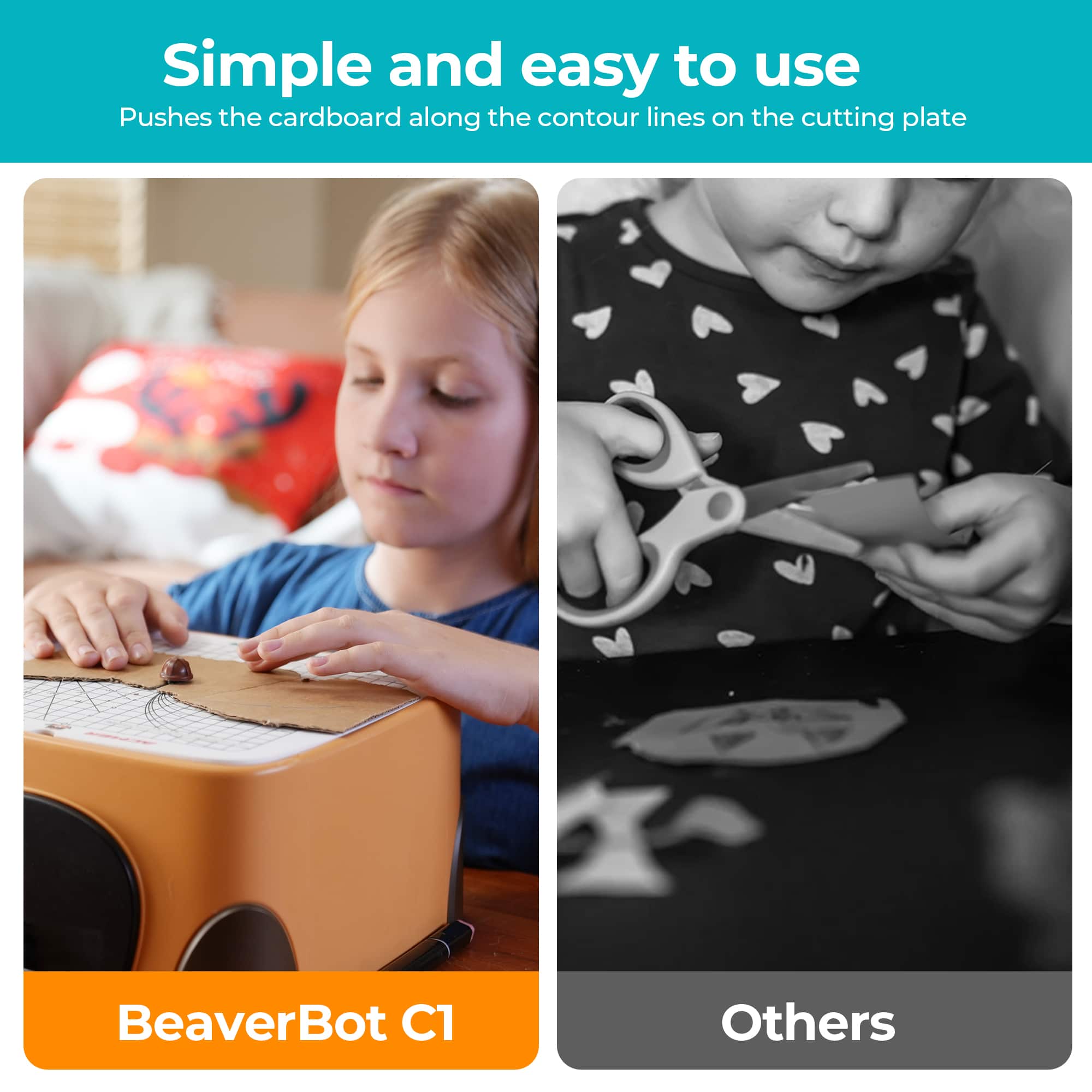 BeaverBot C1 – Safe Cardboard Cutting Tool for Creative Makers